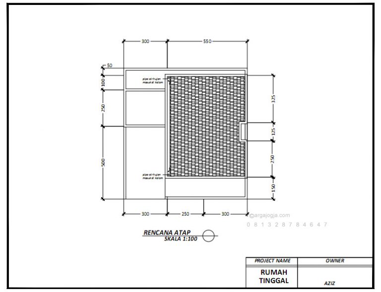 Desain Fasad Rumah Simpel Pagar Roster Tanah Miring dengan Banyak Taman ...