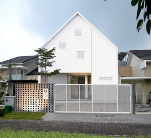 Desain Fasad Rumah Putih Simpel Scandinavian: Keindahan Elegan dalam ...