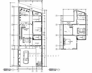 Desain Rumah 2 Lantai Fasad Roster Bata Merah Minimalis: Estetika dan ...